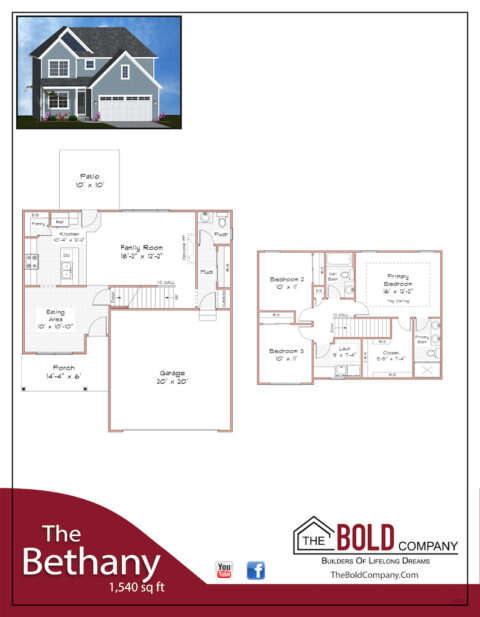 Home Plans Northern Kentucky | Bethany | The Bold Company